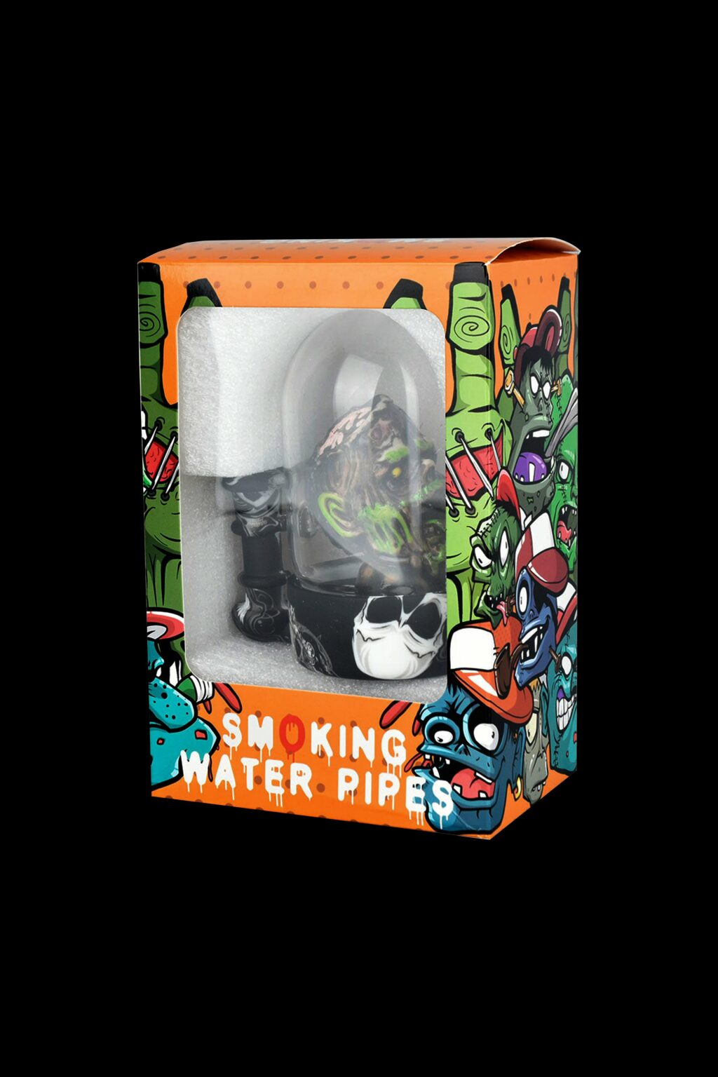 Zombie Head Bell Jar Water Pipe - Canna Box